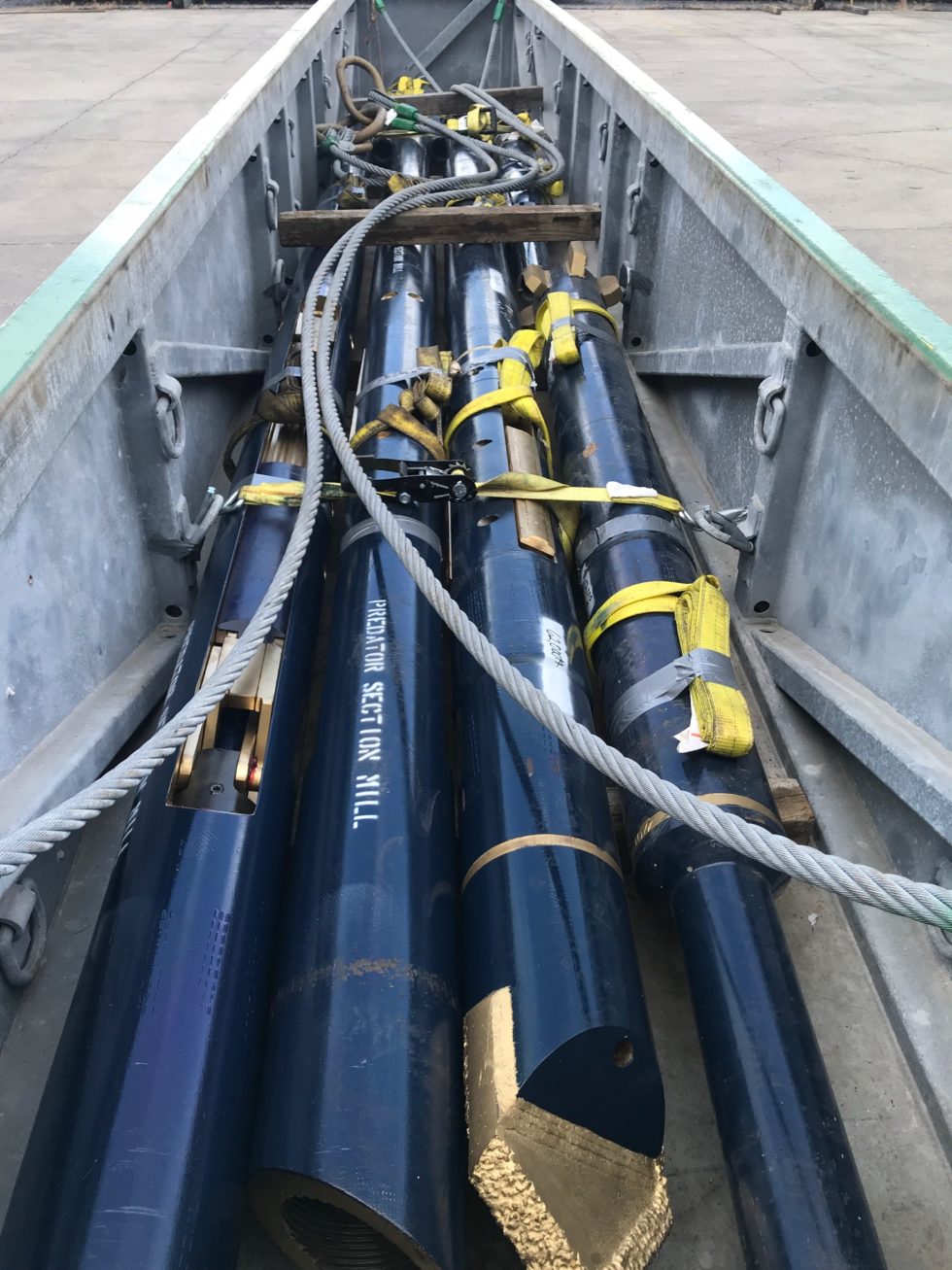 The Predator patent-pending section milling technology successfully ...